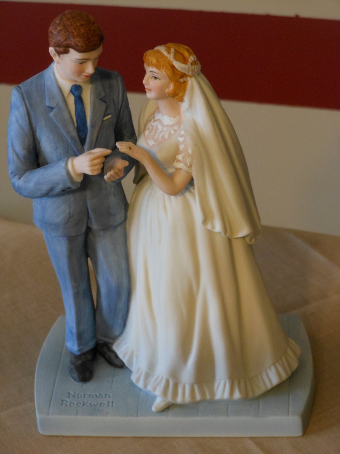 Bride and Groom. Norman Rockwell. American Family Series. (1981)