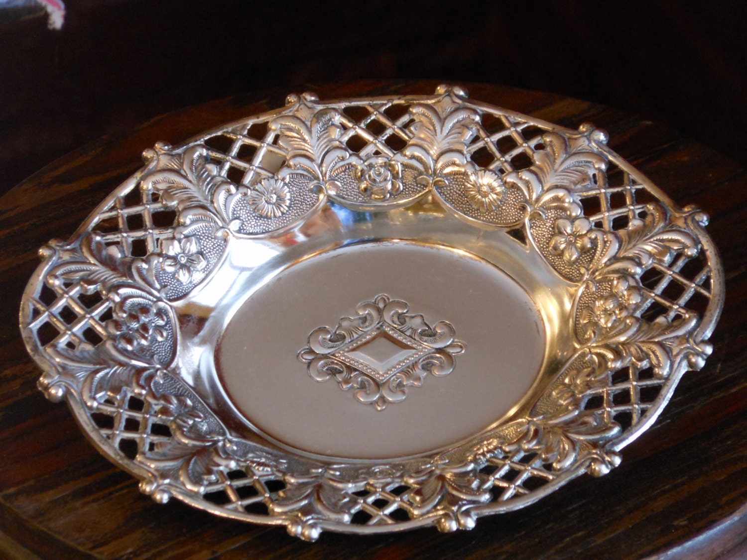 Vintage Brass Trinket Dish Vintage Brass Trinket Dish