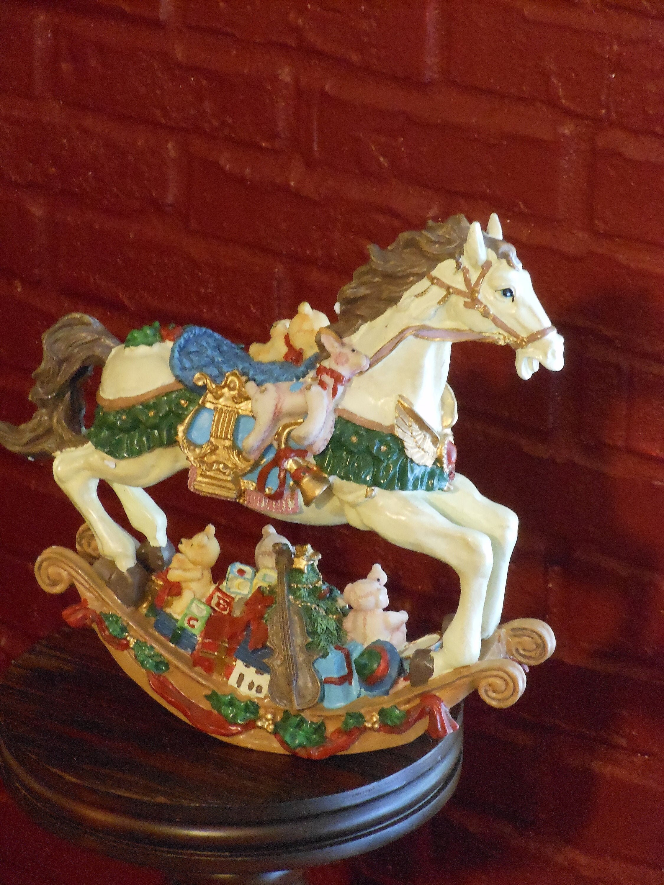 Cedar Creek Collection Christmas Rocking Horse