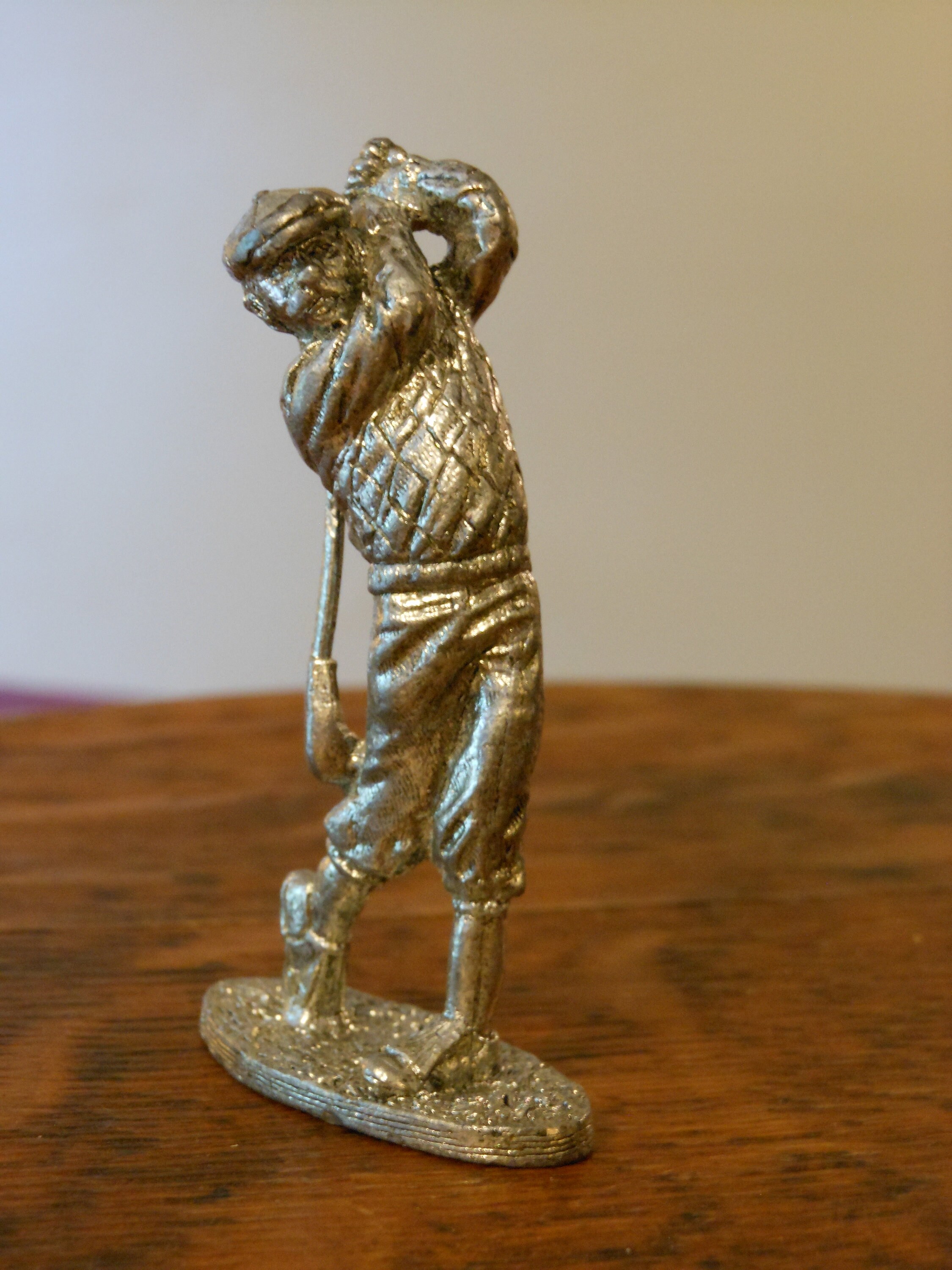 Miniature Pewter Golfer