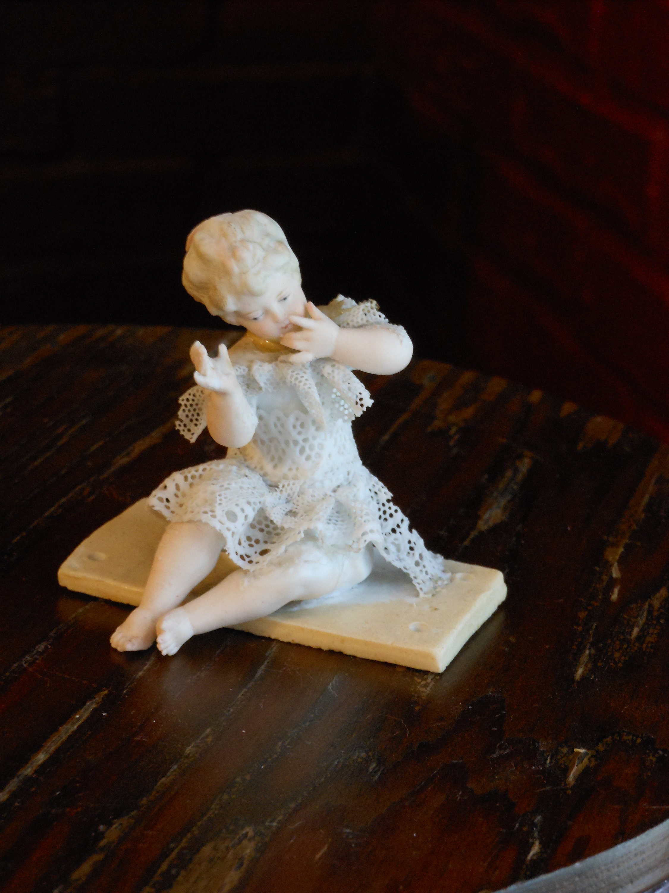 Three Miniature German Vintage Figurines