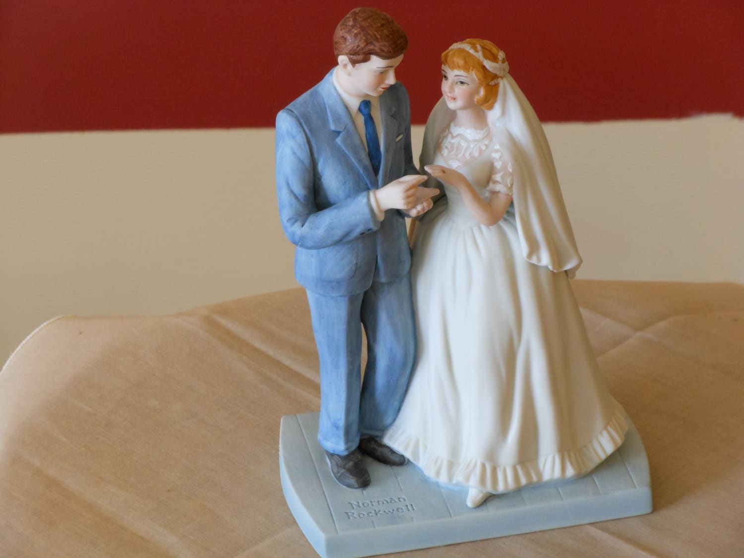 Bride and Groom. Norman Rockwell. American Family Series. (1981)