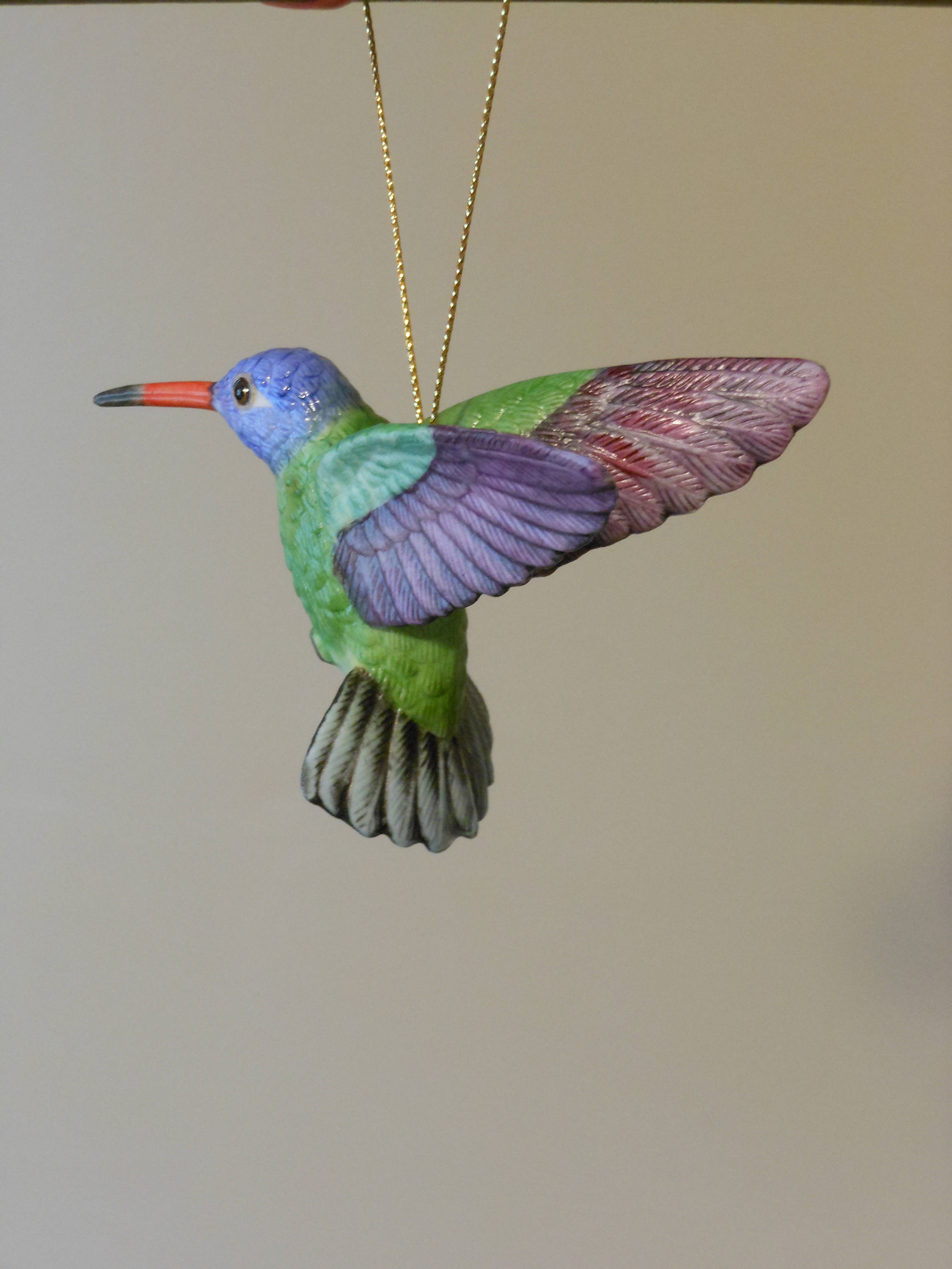 Lenox Fine Porcelain Hummingbird Ornaments: Broadbilled & Rufous