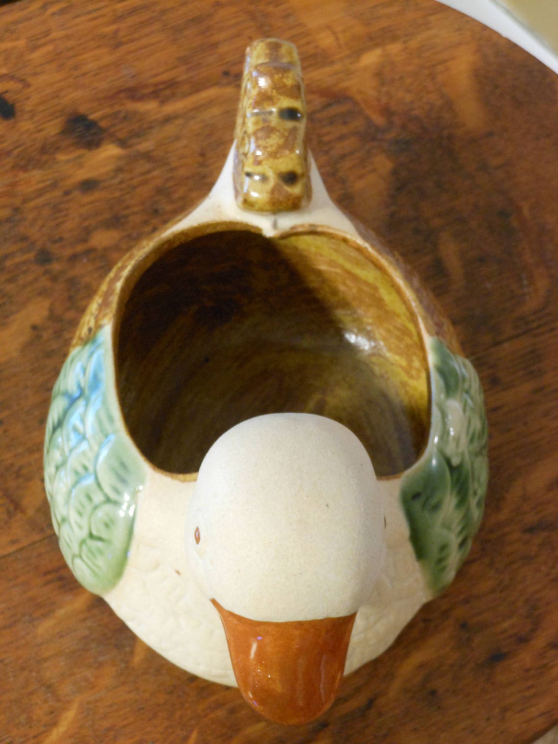 Vintage Rustic Ceramic Duck - Etsy