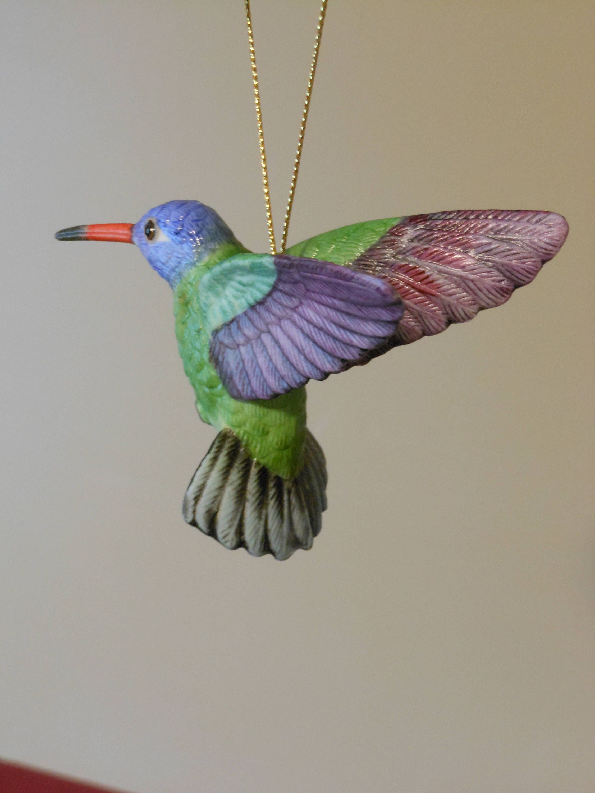 Lenox Fine Porcelain Hummingbird Ornaments: Broadbilled & Rufous