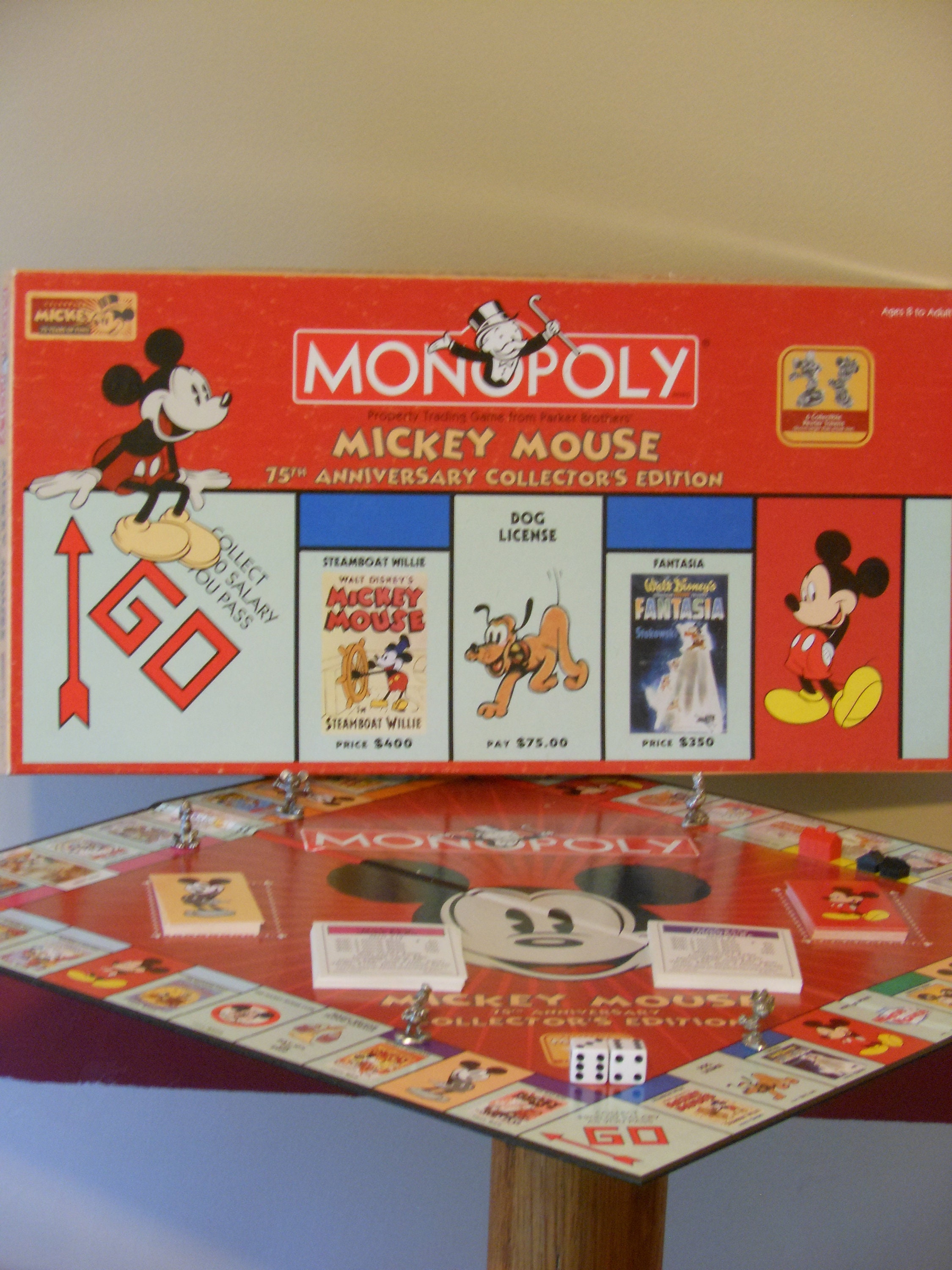 Monopoly Mickey Mouse 75th Anniversary Collectors Edition