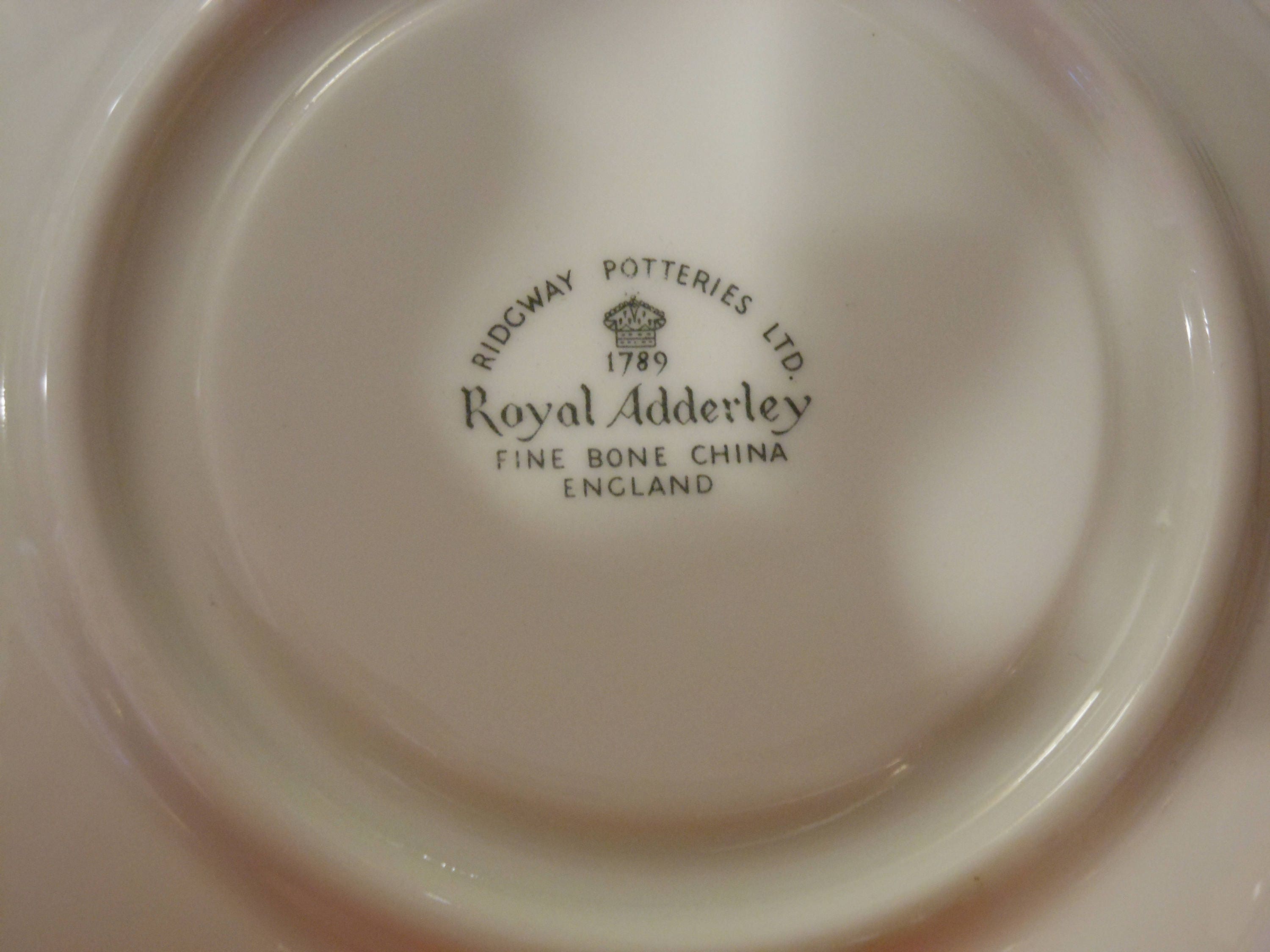 Royal Adderley Fine Bone China Vintage Tea Cup & Saucer