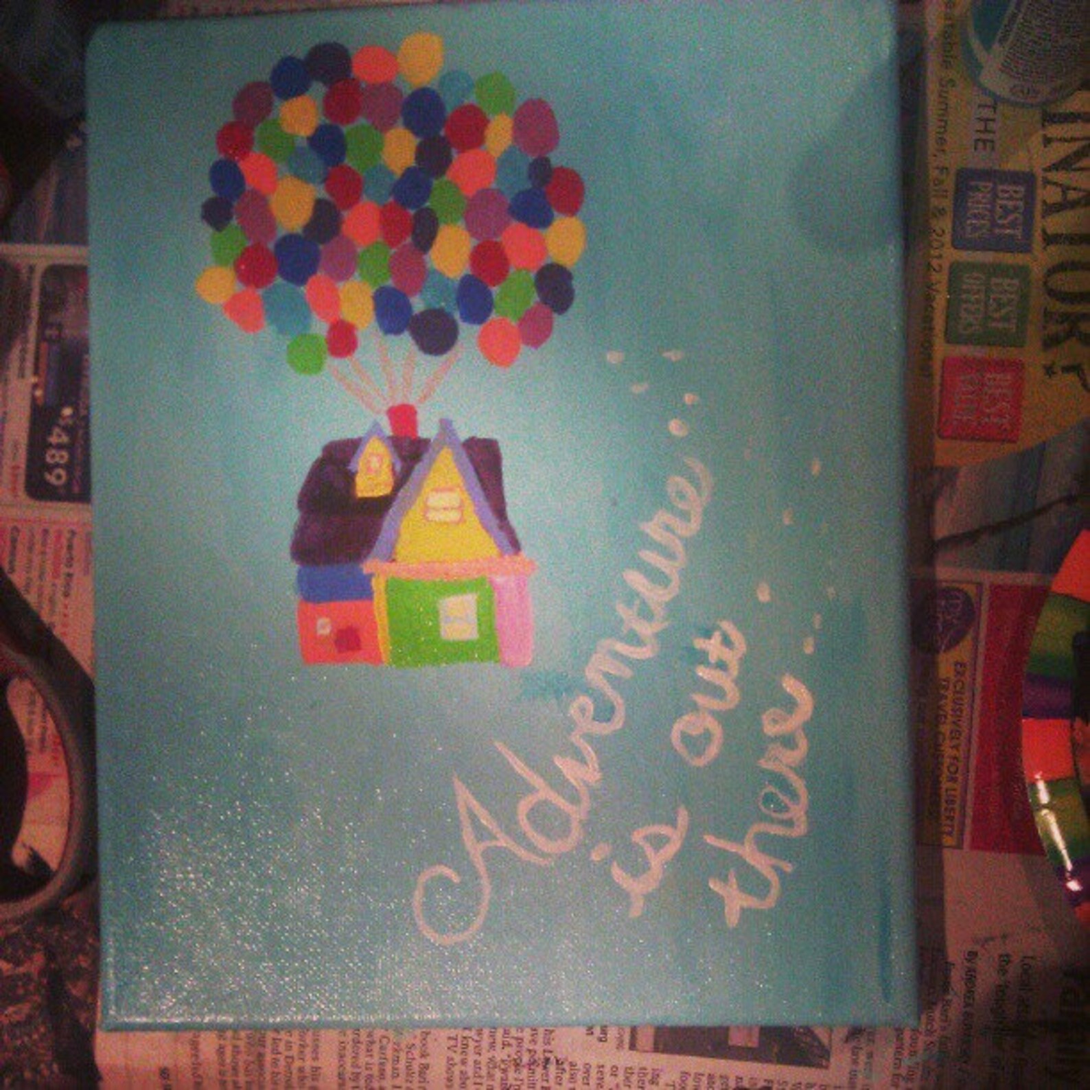 Up Inspired Painting - Etsy