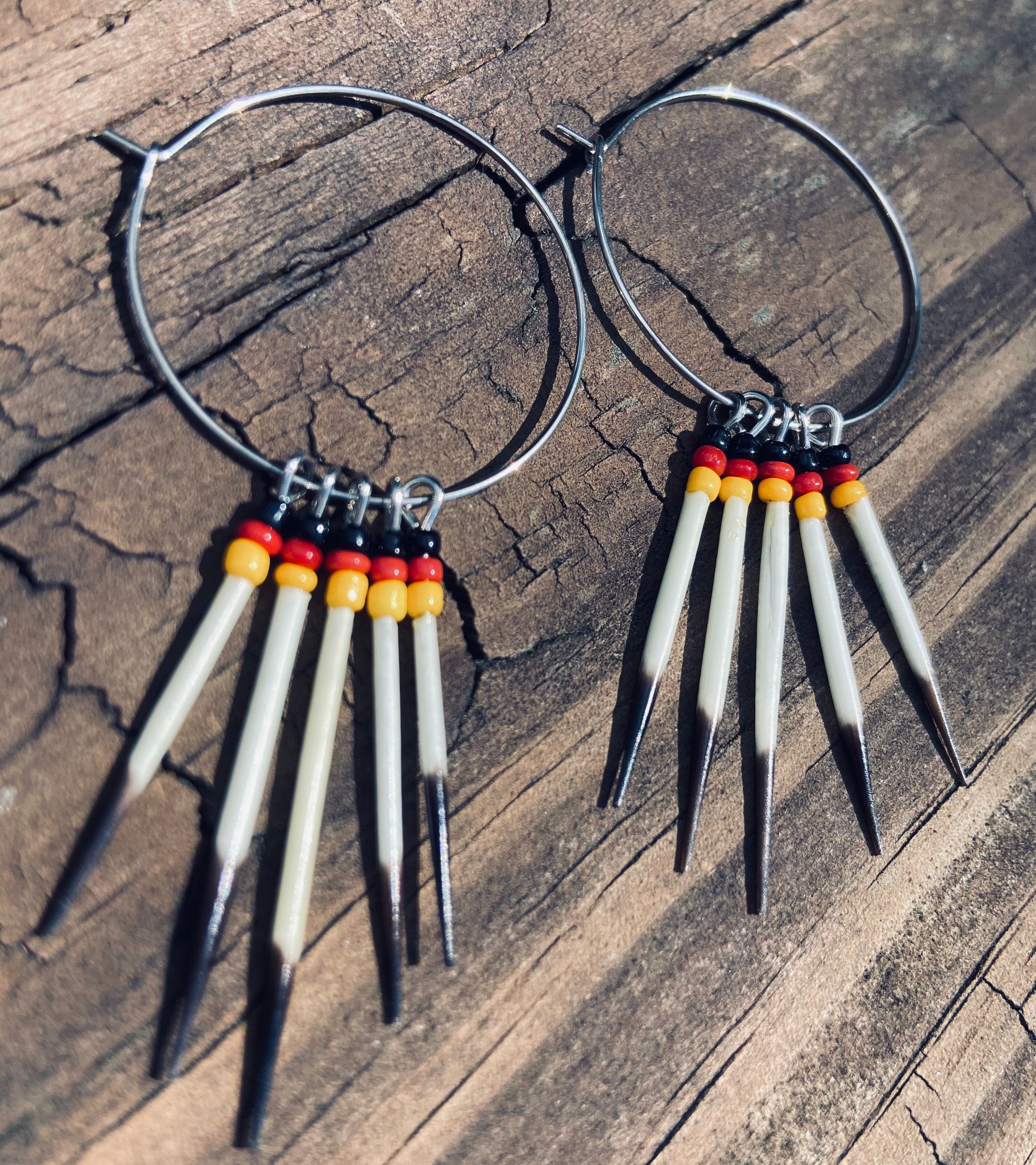 Medicine Wheel Hoops 5 Quills - Etsy