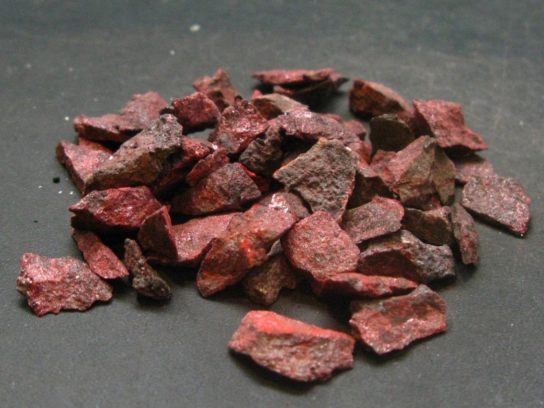 Lot of 50 Red Cinnabar Cinabar Raw Pieces From Spain 30.69 Grams - Etsy