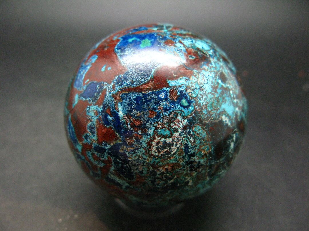 Quantum Quattro Sphere Malachite Shattuckite Chrysocola - Etsy