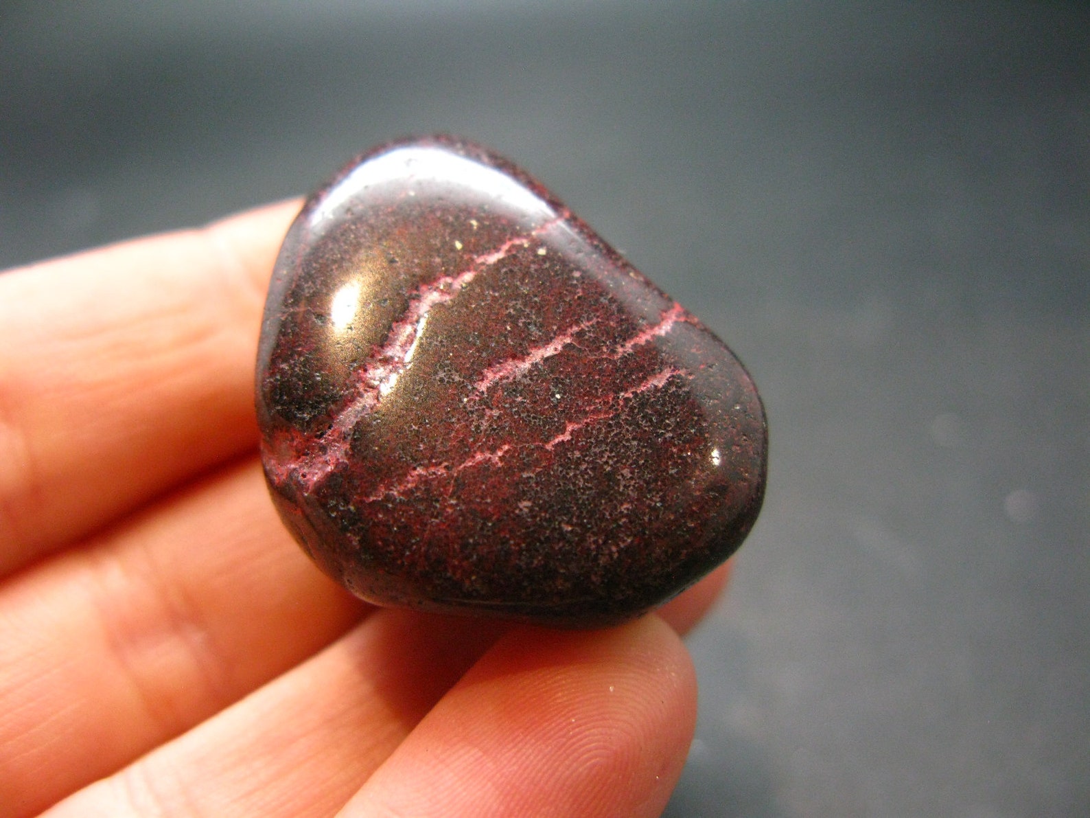 Red Cinnabar Cinabar Tumbled Piece From Spain 24.00 Grams 1.2 - Etsy