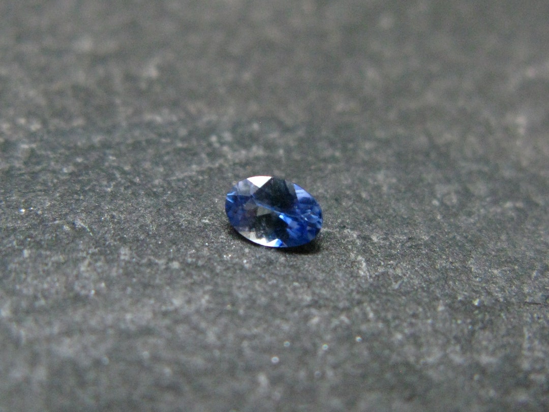 Gem Benitoite Cut Stone From California 0.08 Carats 3.0x2.0mm - Etsy