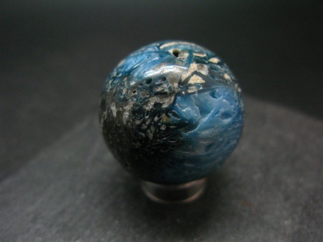 Blue Ice Glacierite Sphere From Indonesia 1.2 38.58 Grams - Etsy