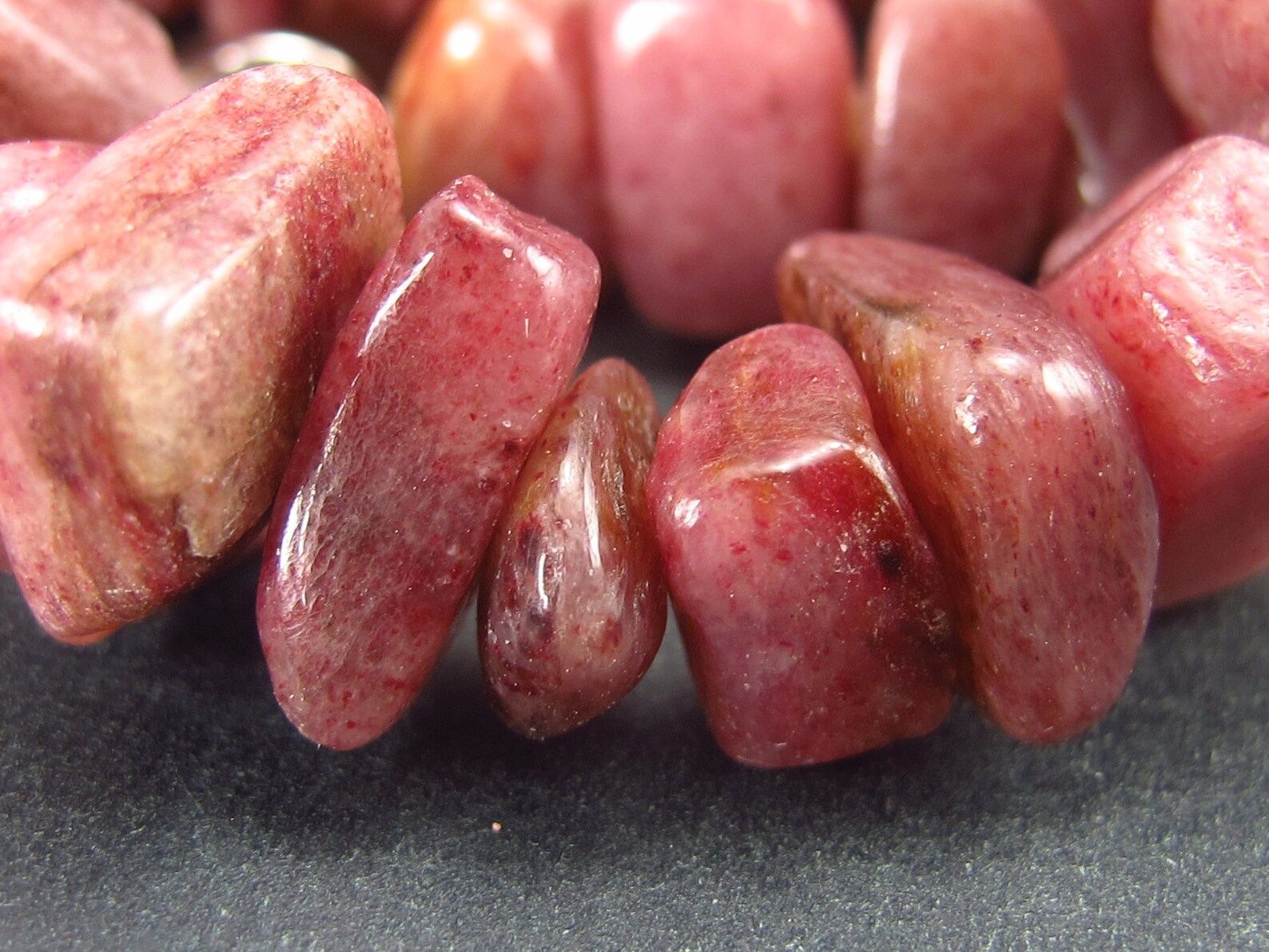Rare Thulite Necklace Beads From Norway 18 - Etsy