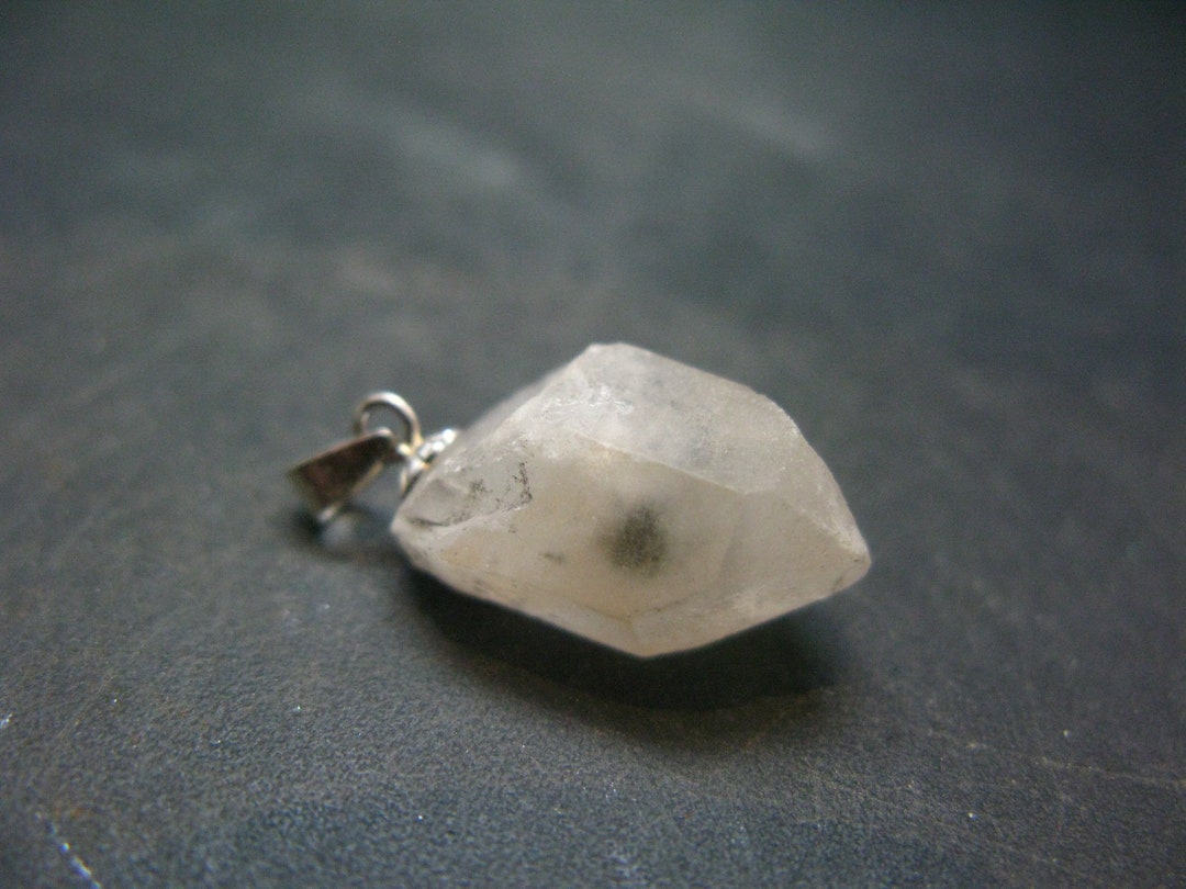 Spider Quartz Rare Hollandite in Quartz Crystal Silver Pendant From ...