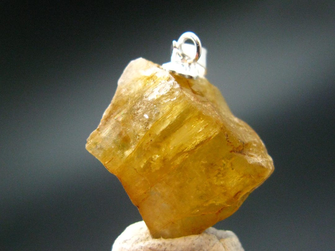 Rare Richterite Crystal Silver Pendant From Tanzania 1.0 2.30 Grams - Etsy