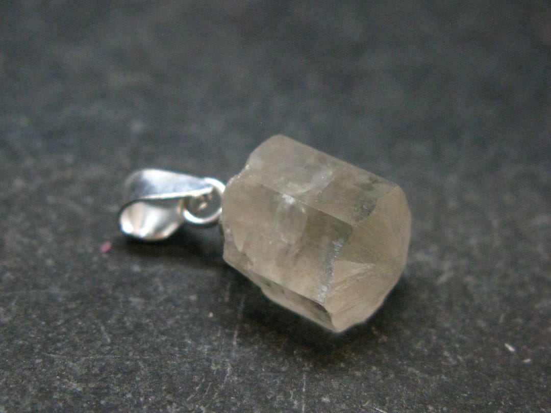 Rare Gem Phenacite Phenakite Crystal Silver Pendant From Myanmar burma ...