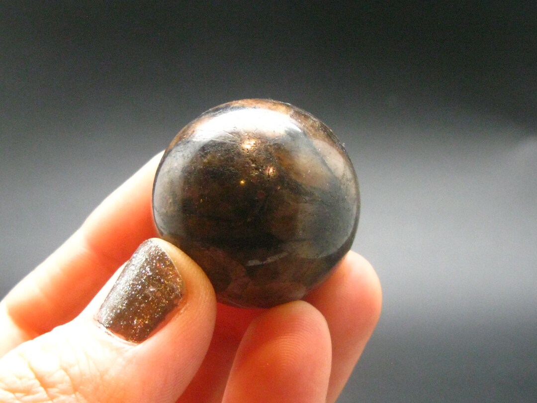 Chiastolite Variety of Andalusite Sphere From China 1.0 33.83 Grams - Etsy