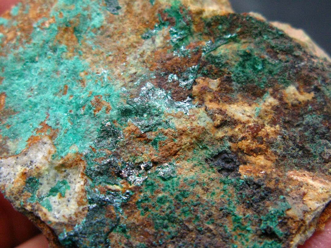 Beautiful Atacamite Cluster From Chile 2.1 23.7 - Etsy