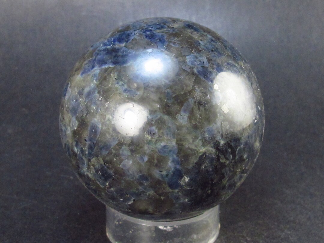 Rare Iolite Cordierite Sphere From Tanzania 219 Grams 2.2 - Etsy