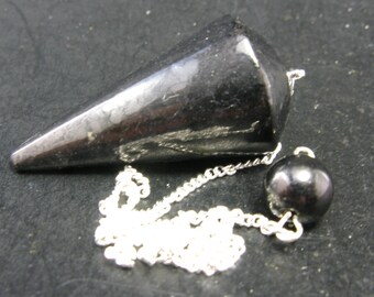 Shungite Pendulum Dowsing Pendulum EMF Protection Amulet - Etsy