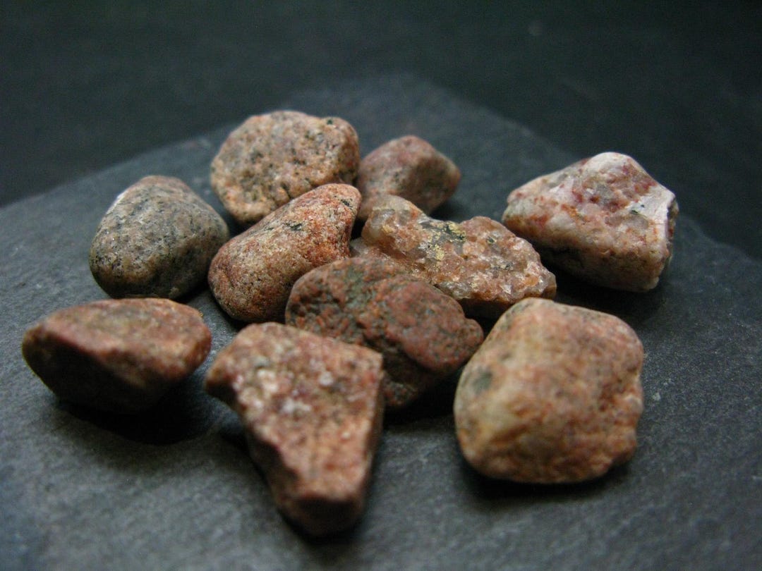 Lot of 10 Tumbled Rosophia Feldspar Stone Crystals From Rocky Mountains ...