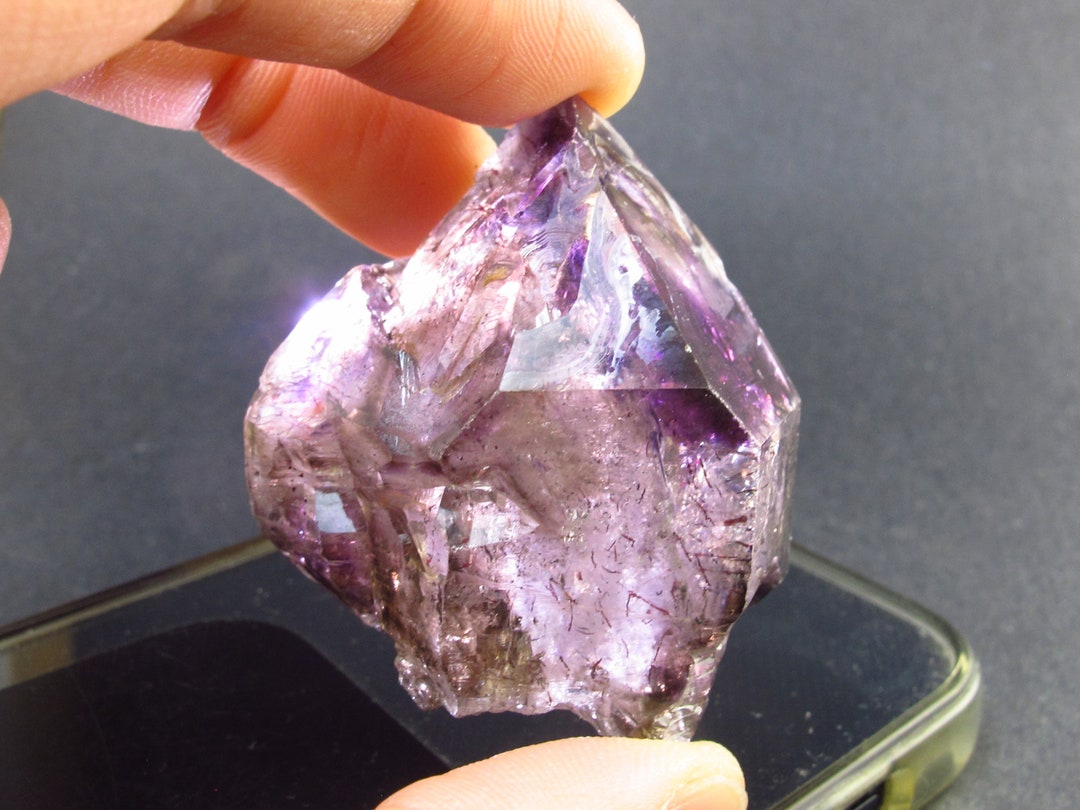 Rare Brandenberg Brandberg Amethyst Quartz Crystal From Namibia 1.8 62. ...