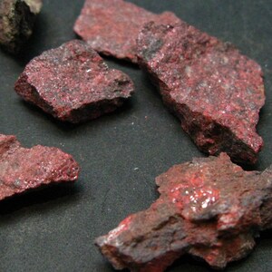 Lot of 10 Red Cinnabar Cinabar Raw Pieces From Spain 20 Grams - Etsy