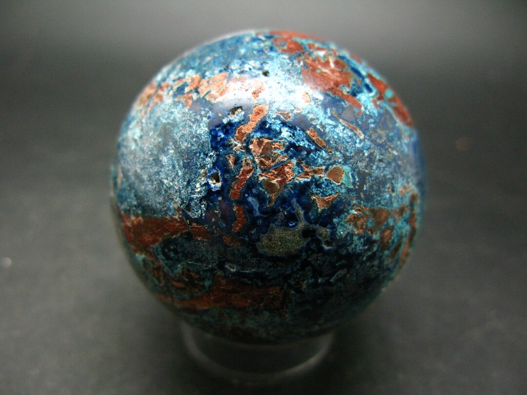 Quantum Quattro Sphere Malachite Shattuckite Chrysocola Dioptase 2.1 ...