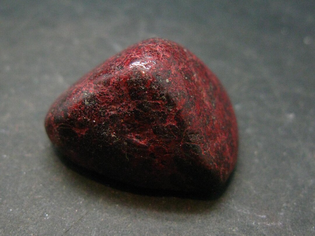 Red Cinnabar Cinabar Tumbled Piece From Spain 22.77 Grams 1.1 - Etsy