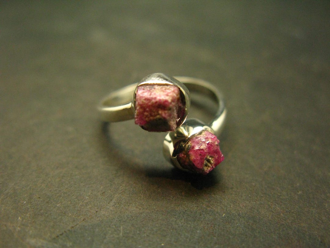 Beautiful Bixbite Red Emerald Beryl Silver Ring From Utah USA ...