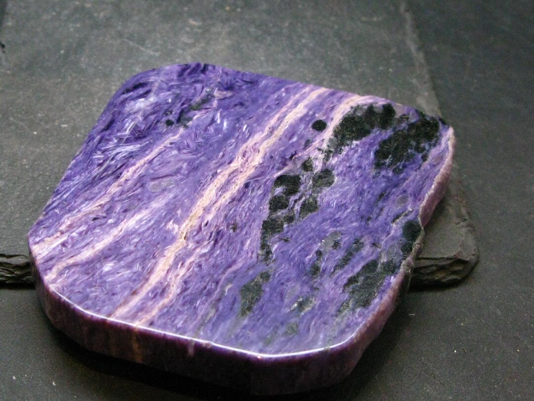 Large Nice Charoite Slab From Russia - 97.84 Grams - 2.8" - Etsy Australia