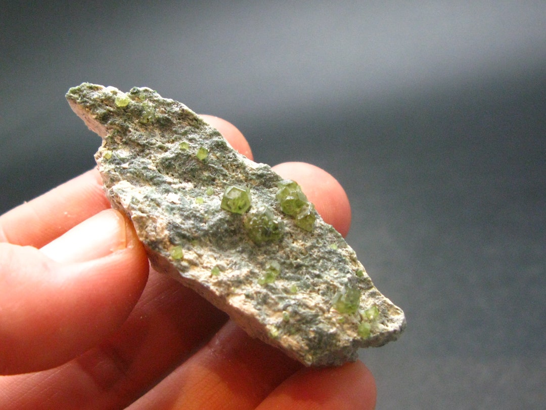 Rare Demantoid Garnet Cluster From Italy 2.1 21.08 Grams - Etsy