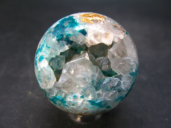 Very Rare Dioptase & Quartz Sphere Ball From Congo 1.4 - Etsy