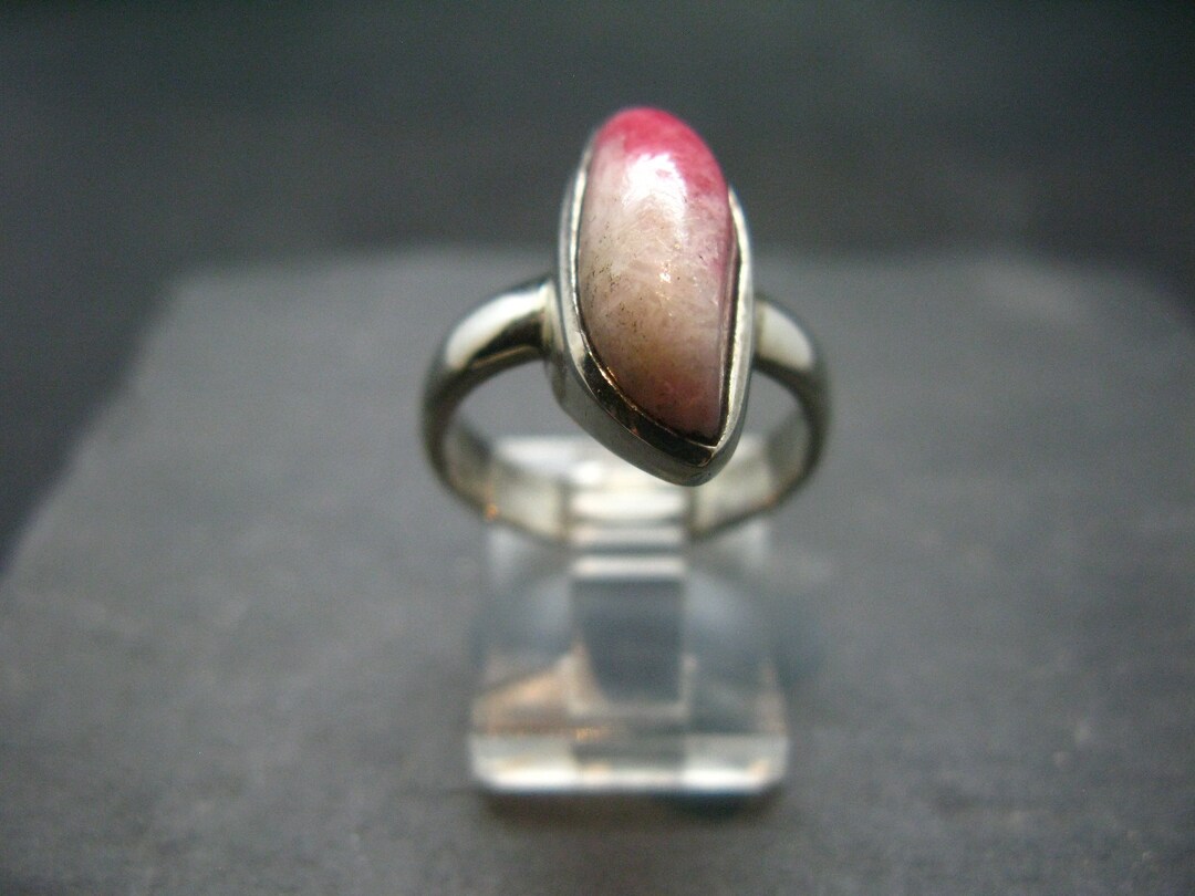 RESERVED FOR ALIDA Rare Pink Tugtupite Sterling Silver Ring From ...