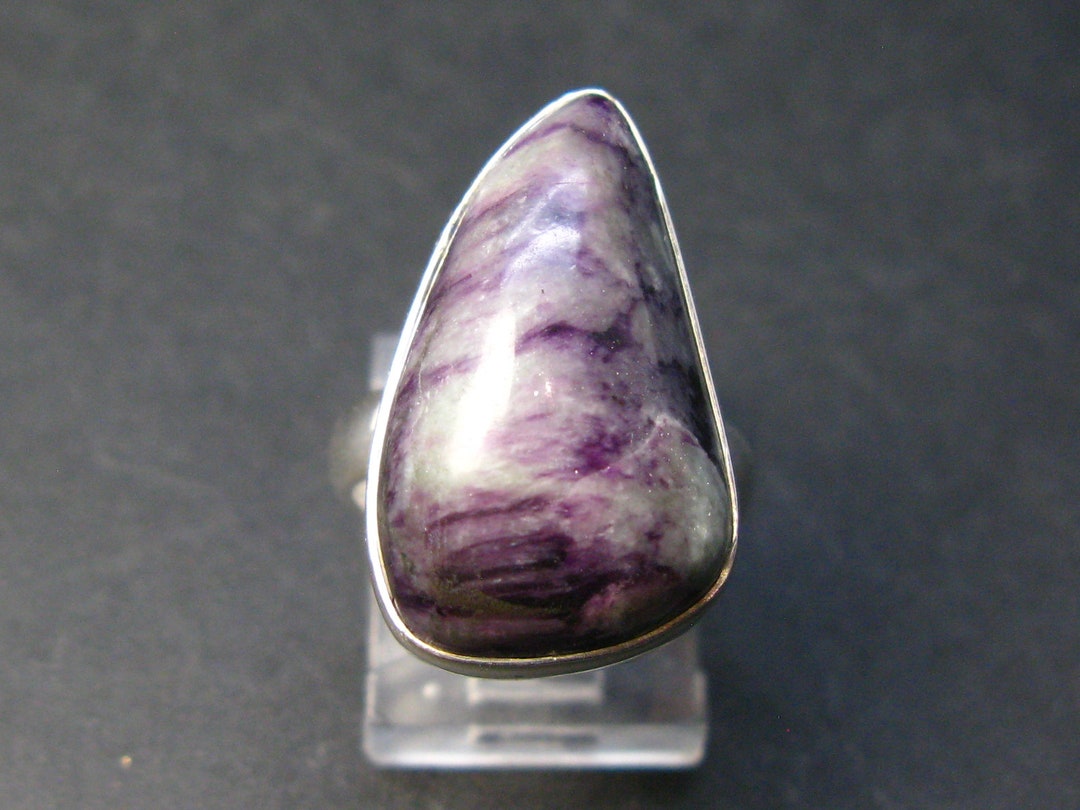 Very Rare Kammerrerite Chrome Clinochlore Silver Ring From Turkey Size ...