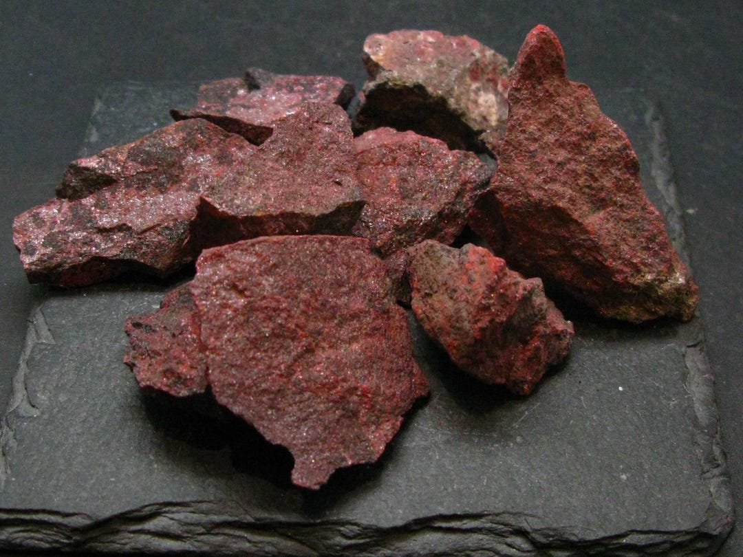 Lot of 10 Red Cinnabar Cinabar Raw Pieces From Spain 122.01 Grams - Etsy