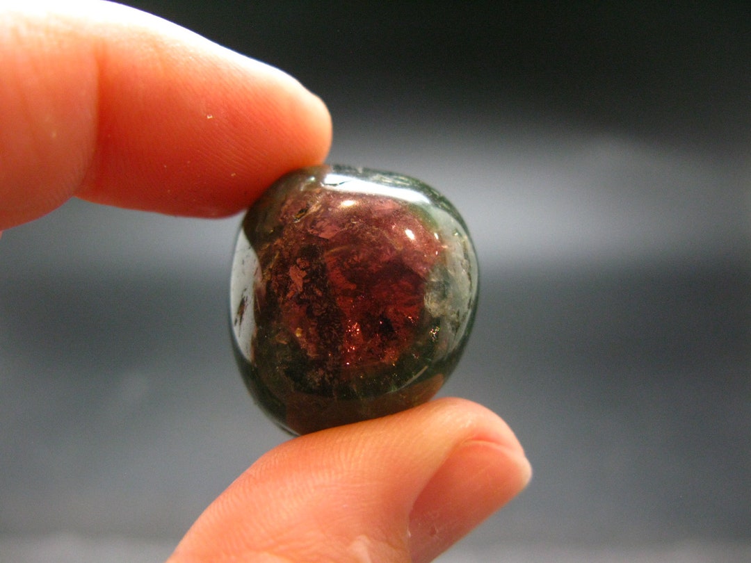 Watermelon Tourmaline Tumbled Stone From Brazil 60.60 Carats 0.9 - Etsy ...