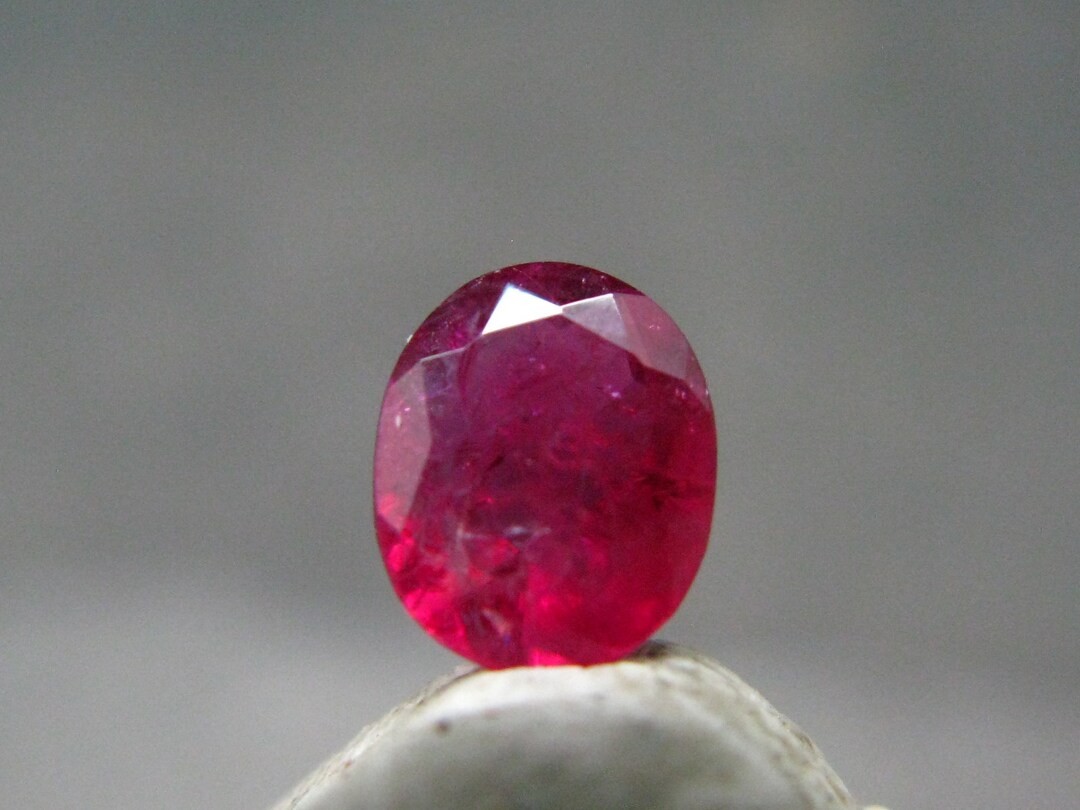 Beautiful Rare Gem Bixbite Red Beryl Emerald Cut Stone From Utah USA 0. ...