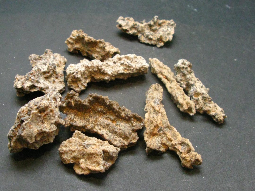 Lot of 10 Fulgurite Lightning Rocks From USA 29.55 Grams - Etsy