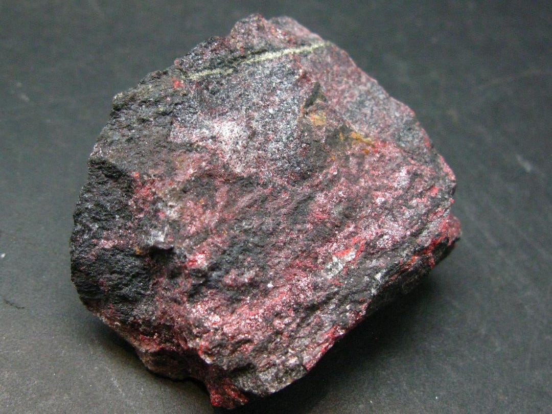 Red Cinnabar Cinabar Raw Piece From Spain 65.14 Grams 1.6 - Etsy