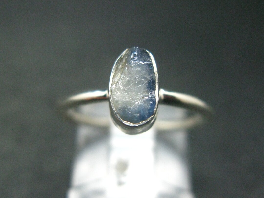 Benitoite Silver Ring From California Size 6 1.86 Grams - Etsy