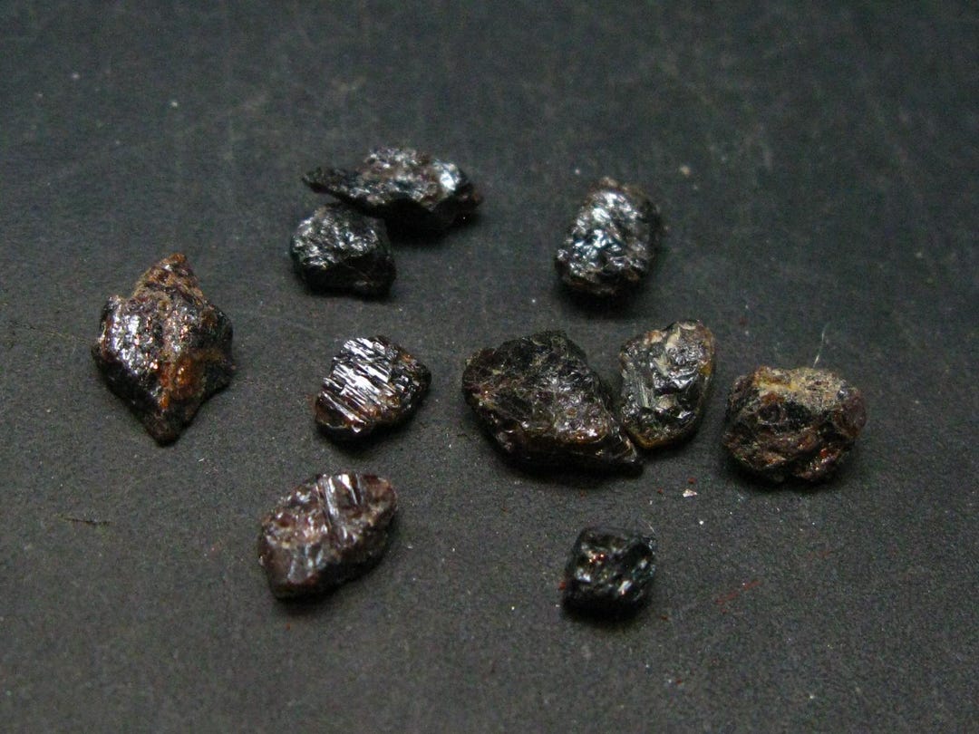 Lot of 10 Rare Painite Crystals From Burma 10.23 Carats - Etsy