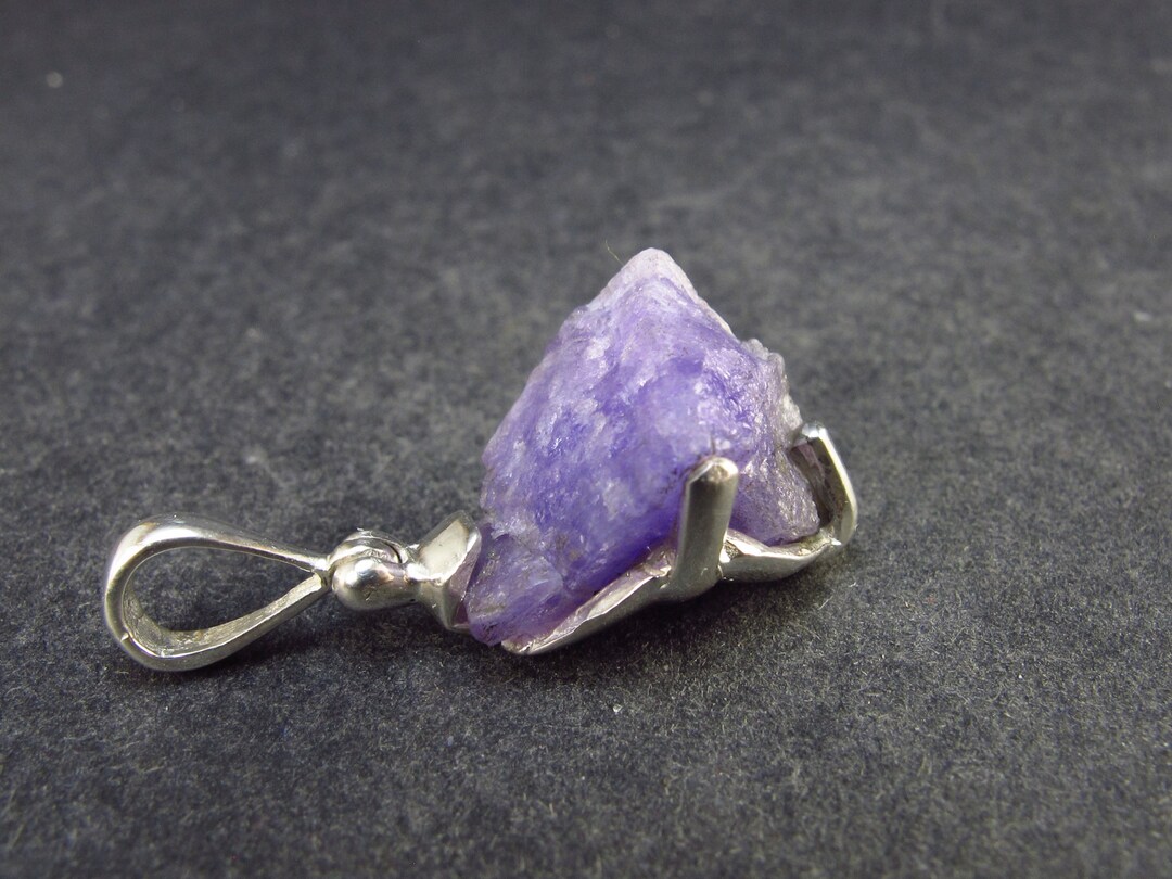 Rare Raw Hackmanite Silver Pendant From Afghanistan 1.1 3.00 Grams - Etsy