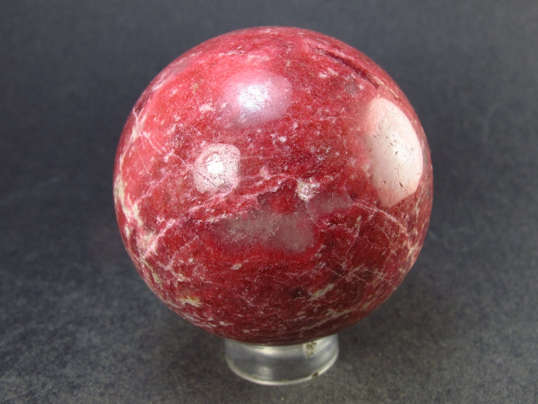 Rare Red Thulite Sphere Ball From Norway 1.6 108.9 Grams - Etsy UK