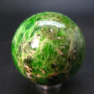 Gem Chrome Diopside Ball Sphere From Russia 1.5 87 - Etsy
