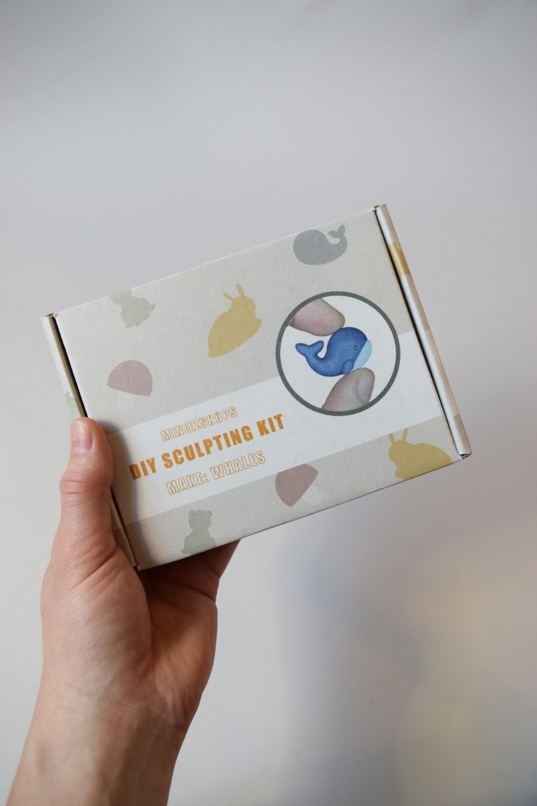 Whale DIY Sculpting Kit, Craft Kit, Blue Whale Clay Kit, Art Kit, DIY ...