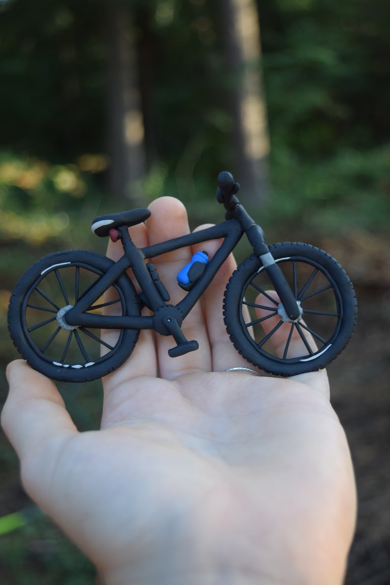 Custom Clay Bike Sculpture: Handmade Miniature Bicycle Portrait - Etsy