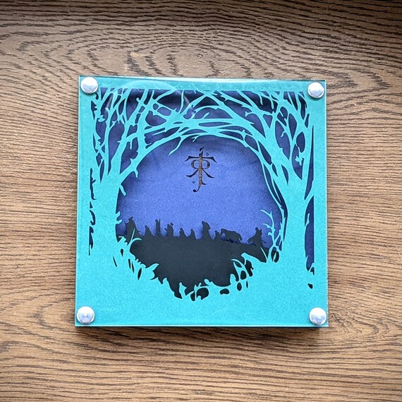Lord of the Rings Paperbox Custom Handmade Cardstock - Etsy